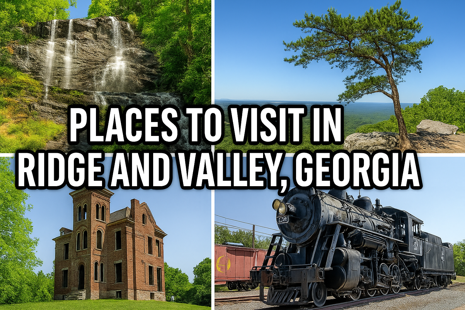 Top Unique Places to Visit in Ridge and Valley, Georgia